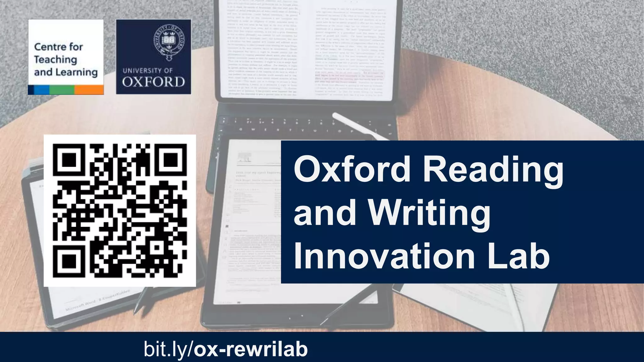 Reading and Writing Innovation Lab - Assistive technology and the ...
