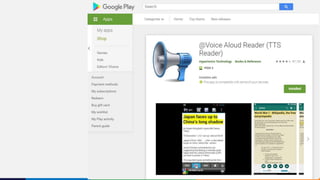 Reading and Writing Innovation Lab - Assistive technology and the ...