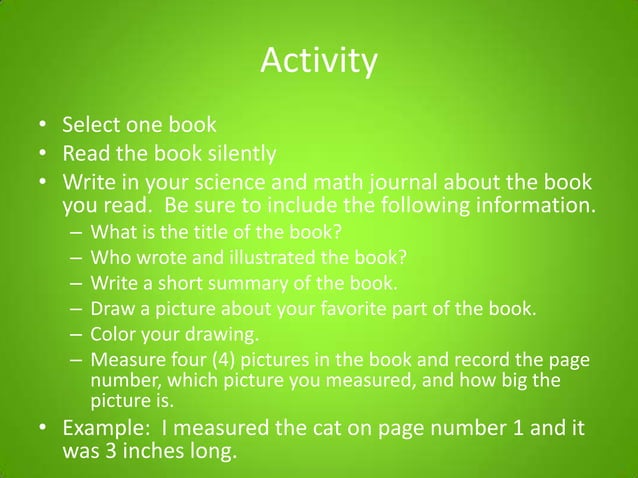 Reading and Writing Learning Center | PPTX