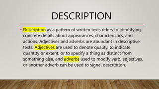 READING AND WRITING LESSON 1.pptx all about the different pattern ...