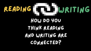 reading and writing lesson 1.pptxgjcvjkkbk | PPTX | Publishing Industry | Industries