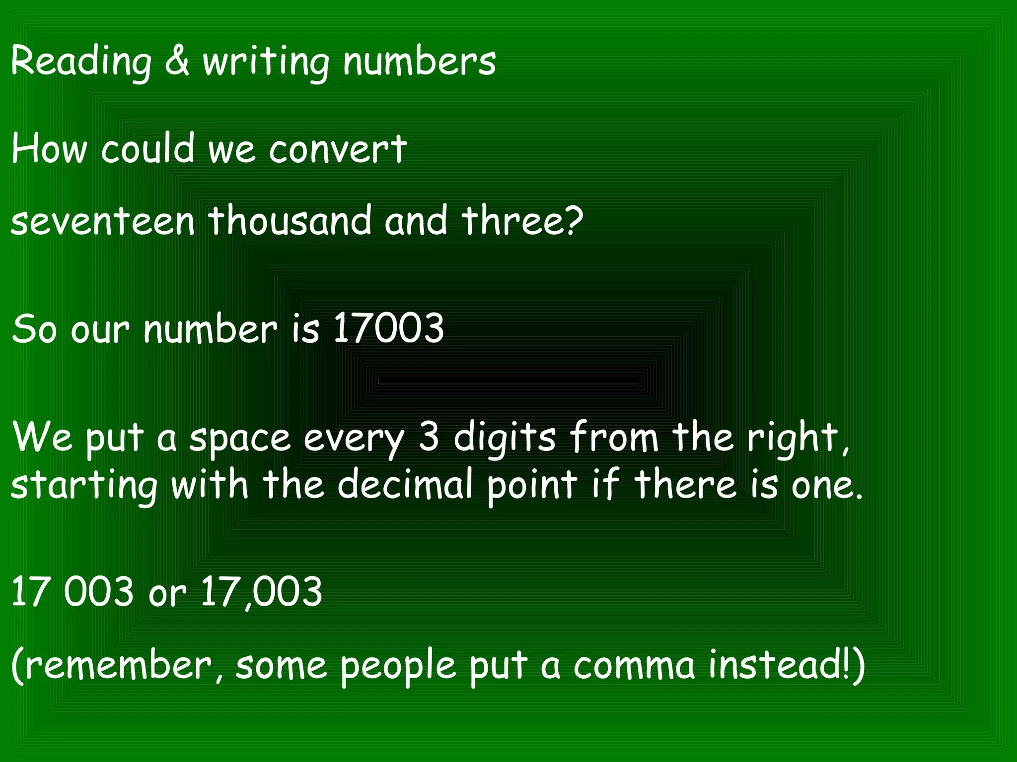Reading and writing_numbers | PPT