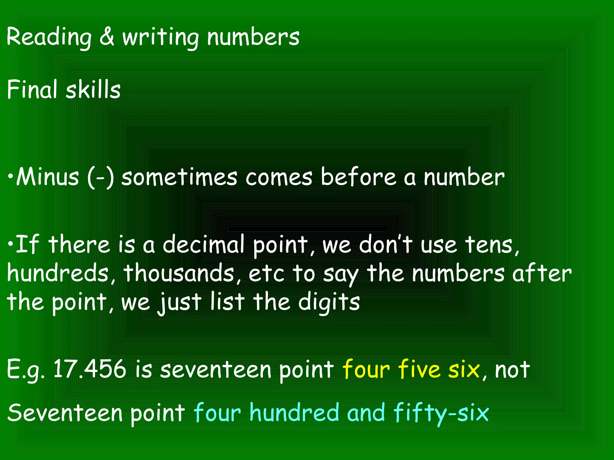 Reading and writing_numbers | PPT