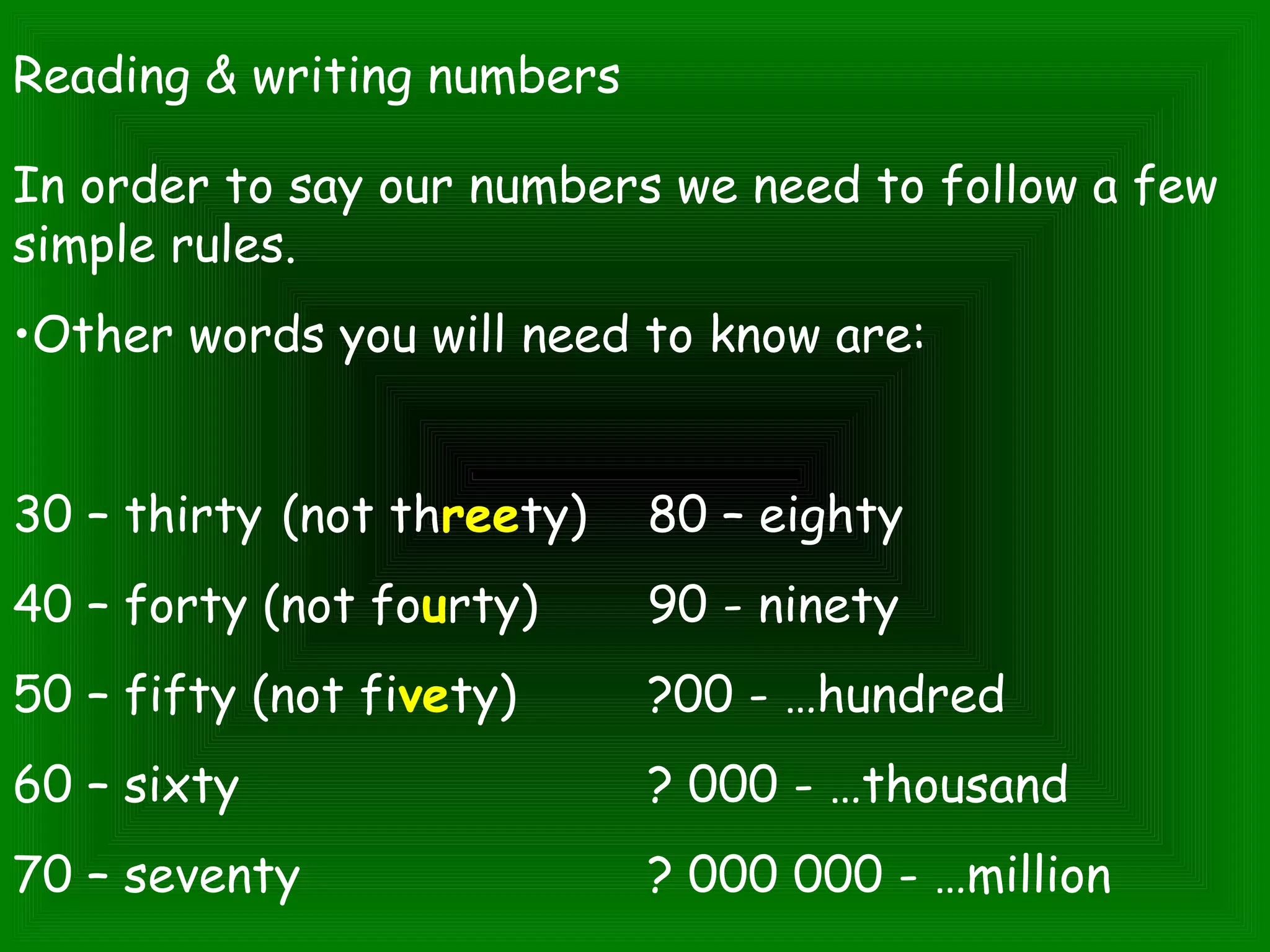 Reading and writing_numbers | PPT