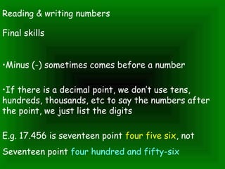 Reading and writing_numbers | PPT