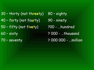 Reading and writing_numbers | PPT