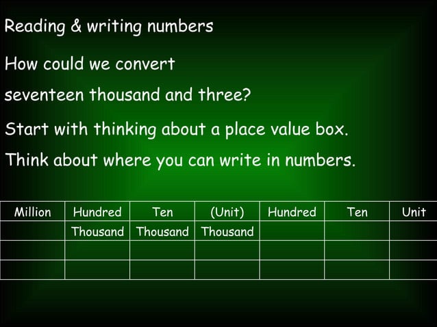 Reading_and_Writing_Numbers for grade 5 only | PPT