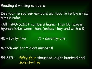Reading_and_Writing_Numbers for grade 5 only | PPT