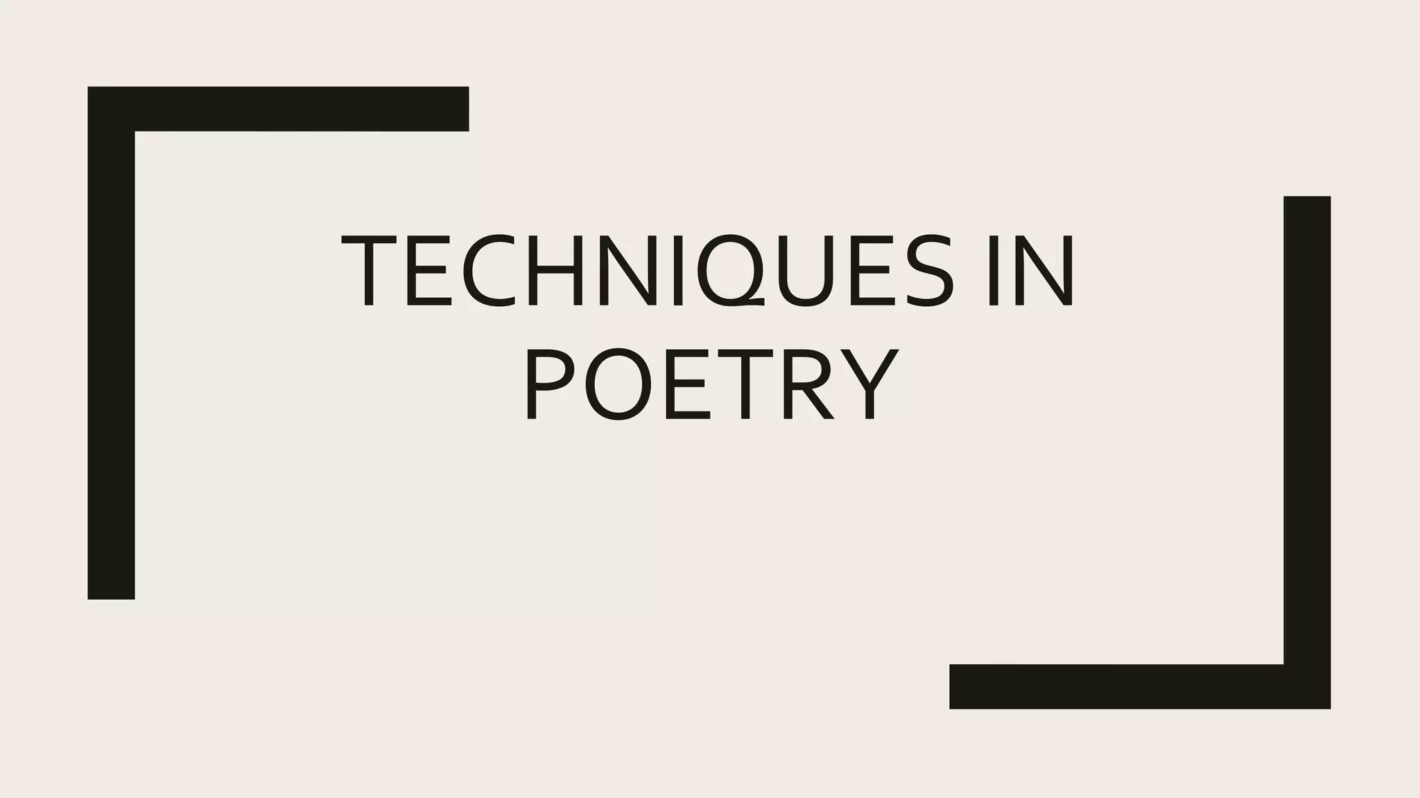 Reading and writing poetry | PPTX