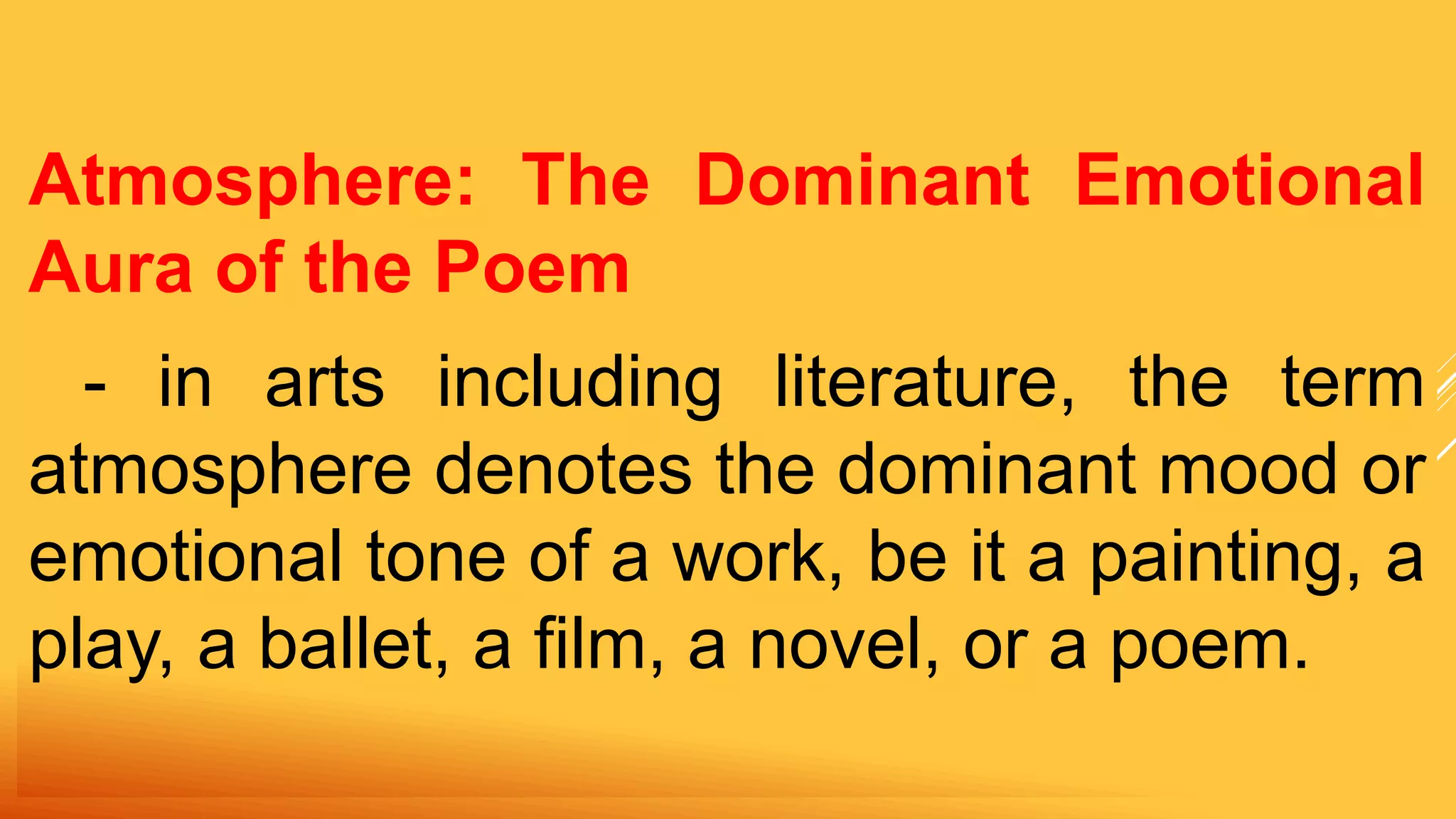 Reading and writing poetry | PPTX