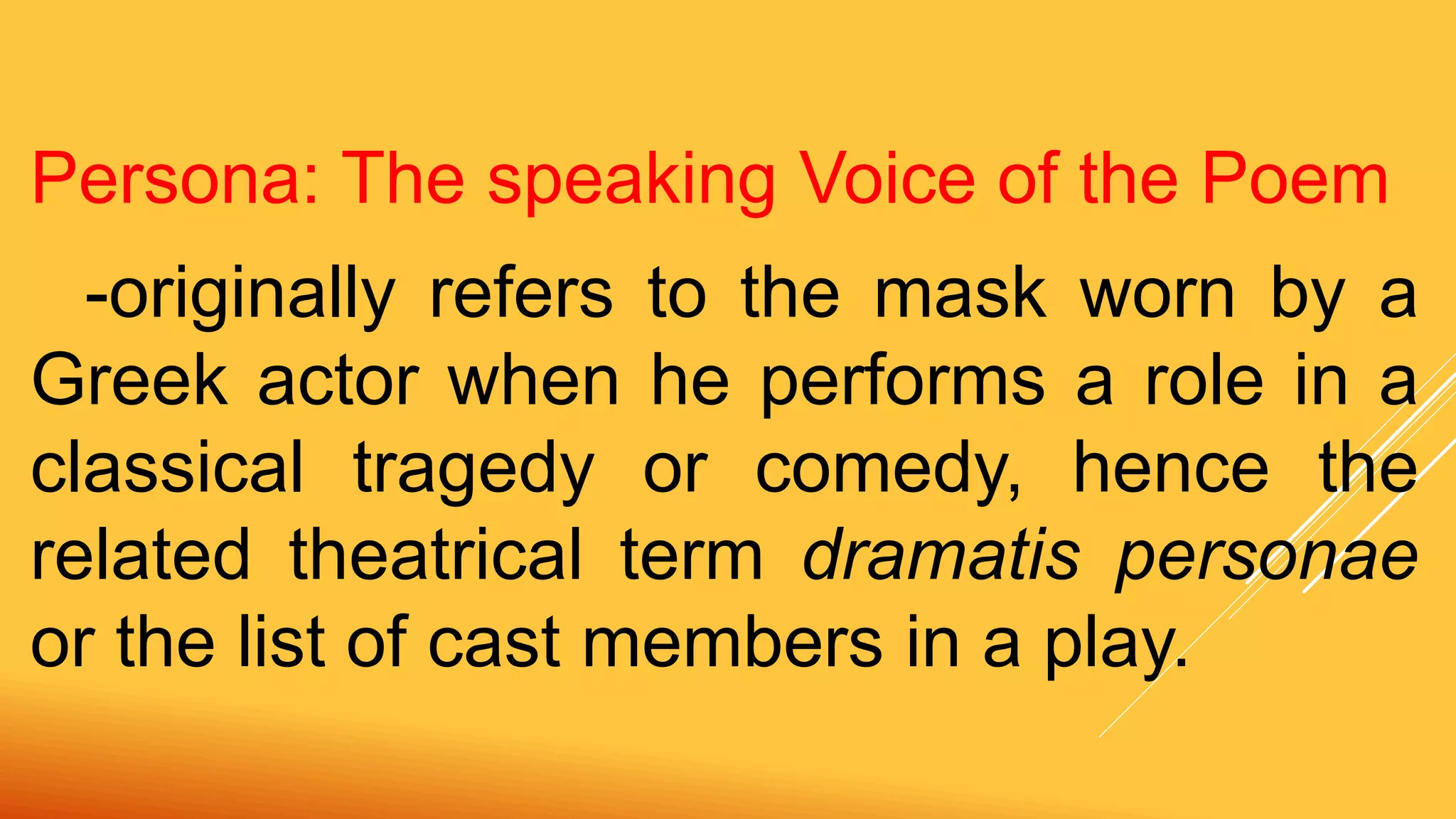 Reading and writing poetry | PPTX