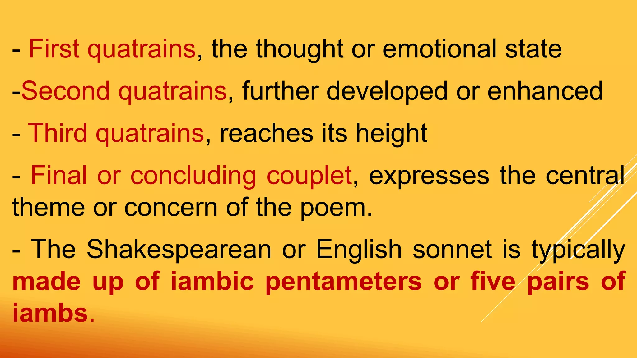 Reading and writing poetry | PPTX