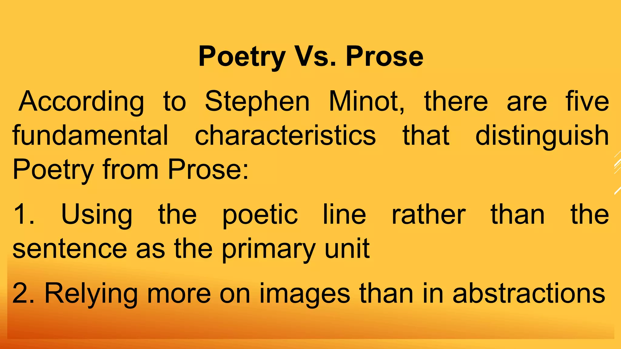 Reading and writing poetry | PPTX