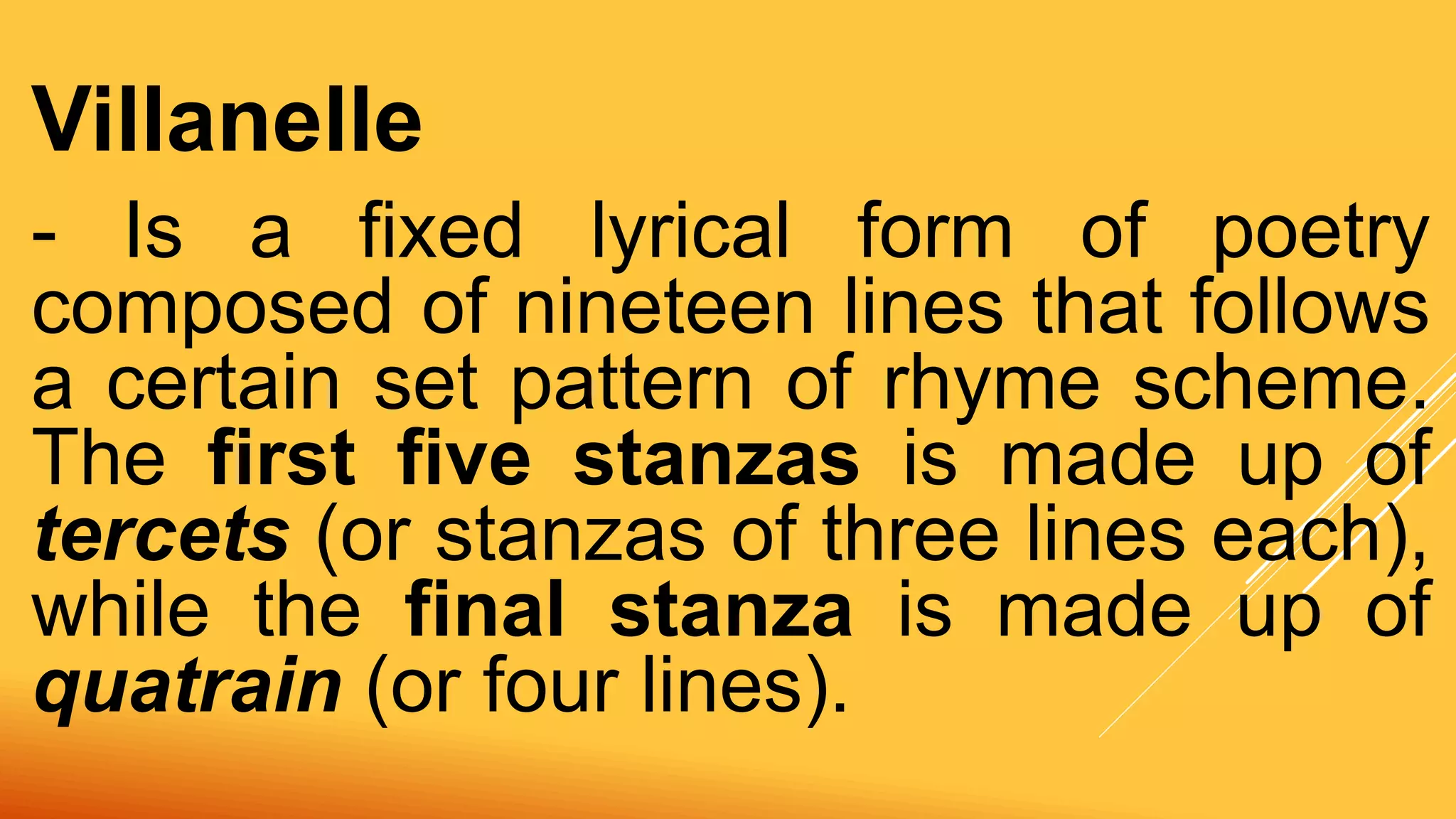 Reading and writing poetry | PPTX