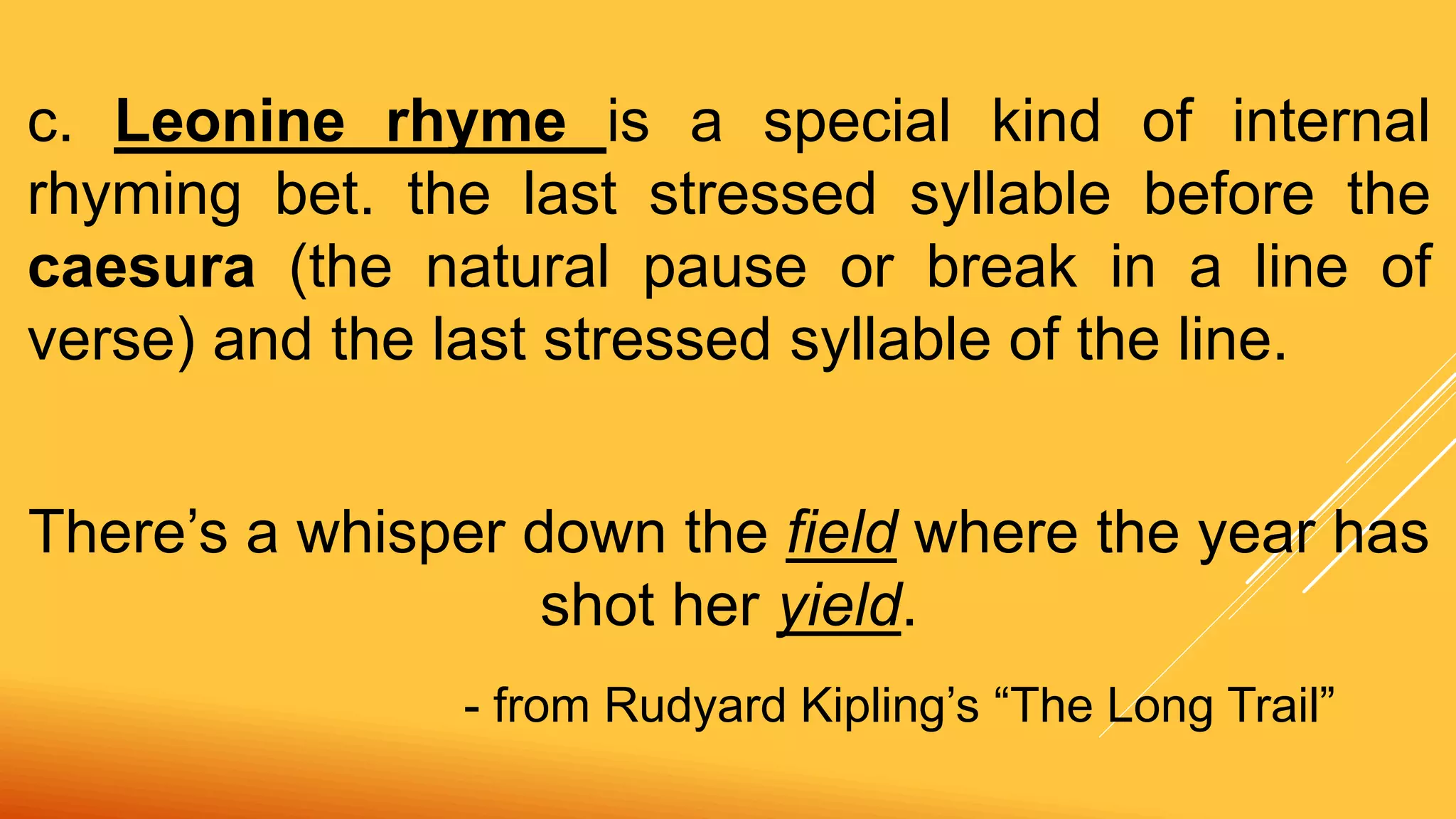 Reading and writing poetry | PPTX