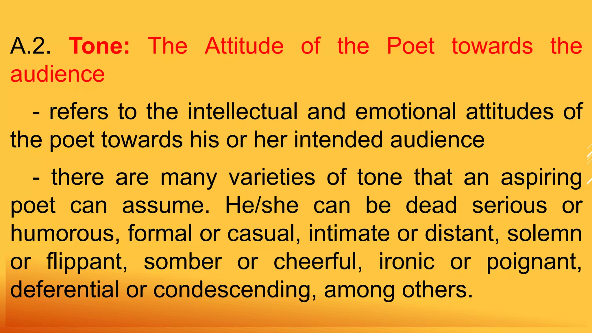 Reading and writing poetry | PPTX