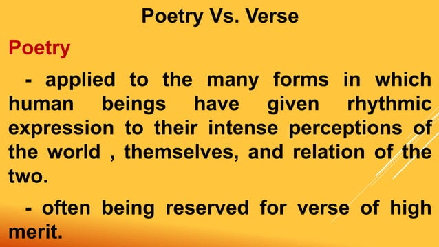 Reading and writing poetry | PPTX