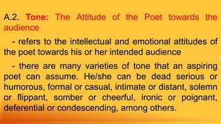 Reading and writing poetry | PPTX