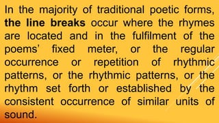 Rhythmic Pattern In Poetry