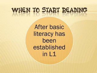 Reading and writing presentation | PDF