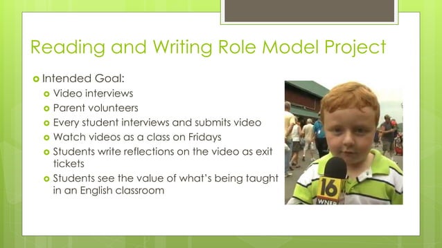 Reading and Writing Role Models | PPT