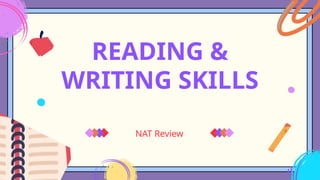 Reading and Writing Skills.pptx Grade 11- GAS | PPTX