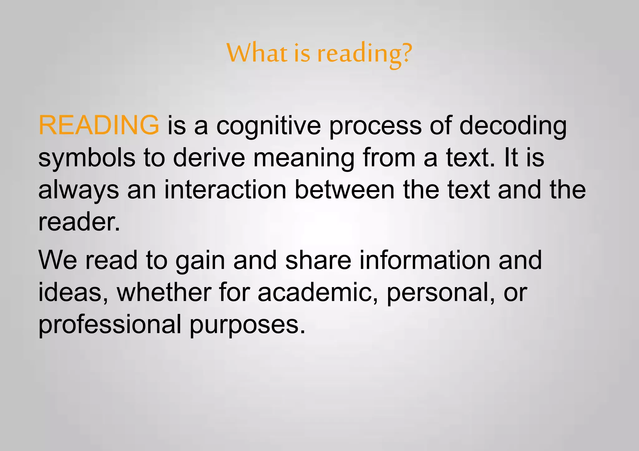 [READING AND WRITING SKILLS] Text as a Discourse - Introduction | PPTX