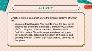 READING AND WRITING SKILLS -PART 1.pptx. | PPTX