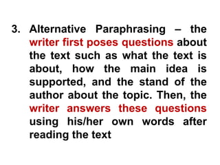 Plagiarism: Effective Note-Taking | PPTX