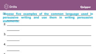 Reading and Writing_Unit 6_Lesson 1_Persuasive Writing.pptx