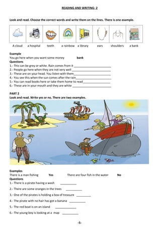 Reading and writting for the exam | PDF