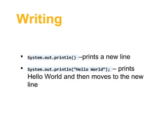 Reading and writting v2 | PPTX