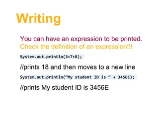 Reading and writting v2 | PPTX