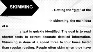 READING APPROACHES -Q2 L1.pptxbhhhhhhbhhh | PPTX