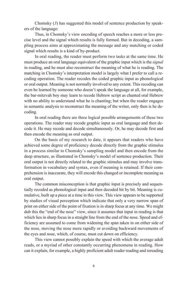 Reading a psycholinguistic_guessing_game | PDF | Education