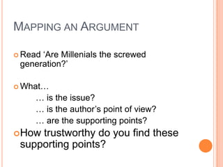 Reading argumentation | PPTX