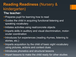Reading as a developmental process Developmental reading | PPTX
