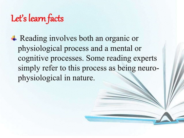 Reading as a physiological process | PPTX | Eye and Vision Conditions ...