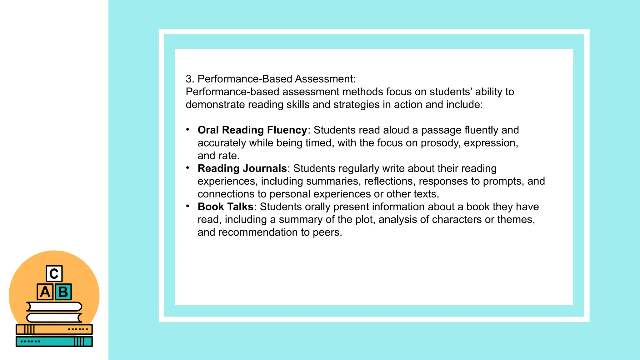 Reading assessment PPT to assess the students' reading achievement | PPTX