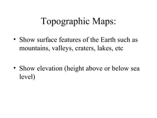 Reading a topographic map | PPT