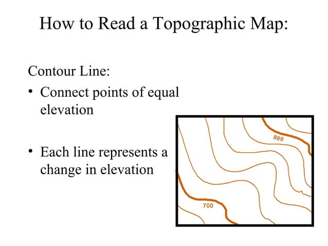 Reading a topographic map | PPT