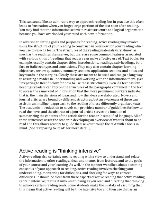 Short Reading Text | DOCX