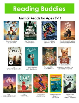Reading Buddies extension activities | PDF