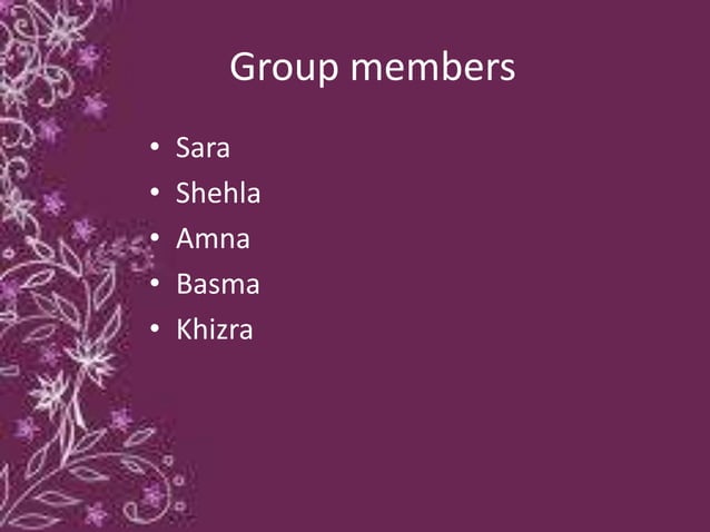 Reading by shehla sara amna basma khizra | PPT