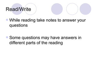 Reading cases | PPT