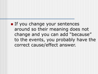 Reading Cause and Effect 1.ppt