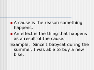 Reading Cause and Effect 1.ppt