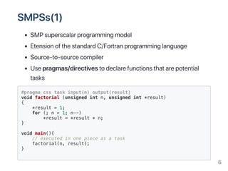 Overlapping Communication and Computation by Using a Hybrid MPI/SMPSs Approach | PPT
