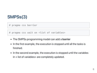 Overlapping Communication and Computation by Using a Hybrid MPI/SMPSs ...