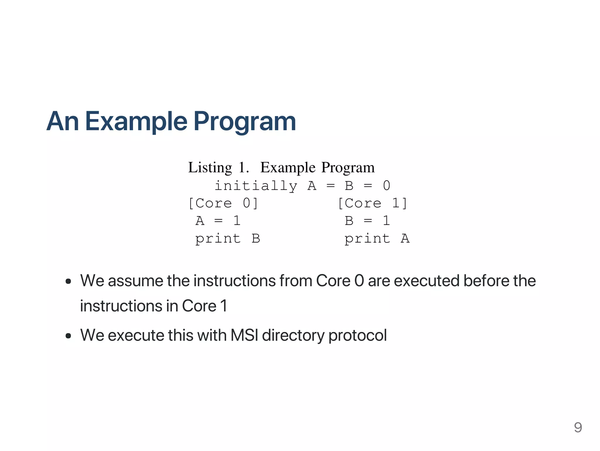 Tardis Time Traveling Coherence Algorithm For Distributed Shared Memory Ppt